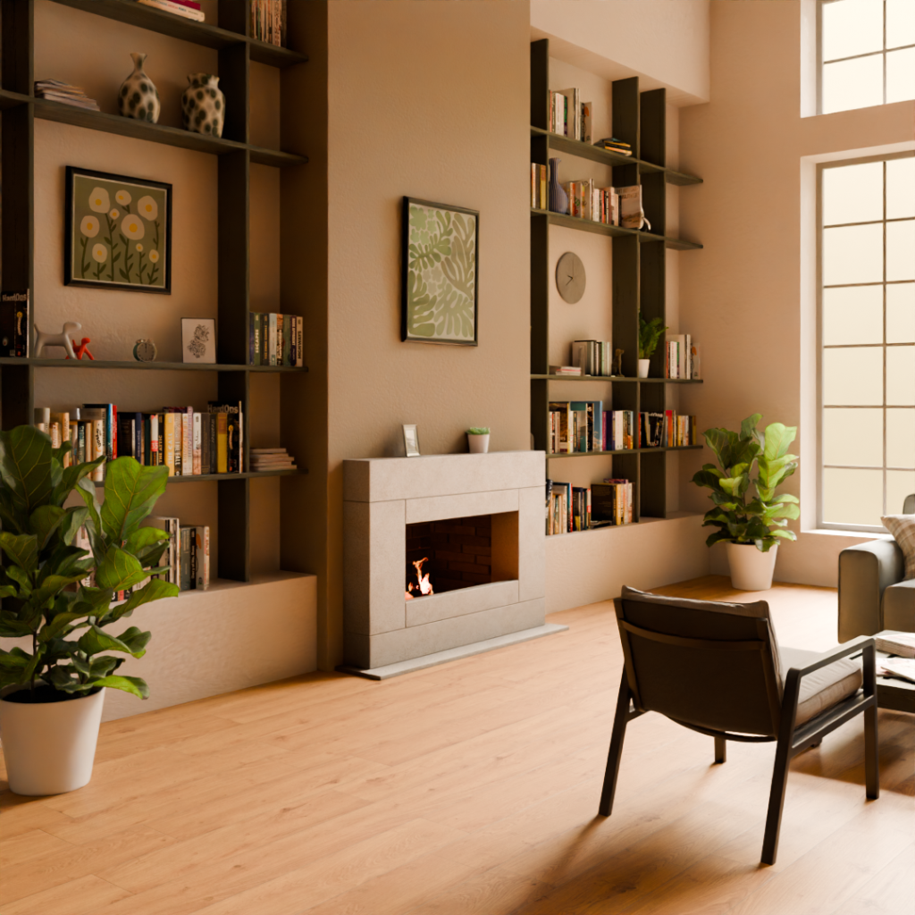 Radiant Herarth Cast Stone Fireplace Mantel Surround | ColMex Cast Stones