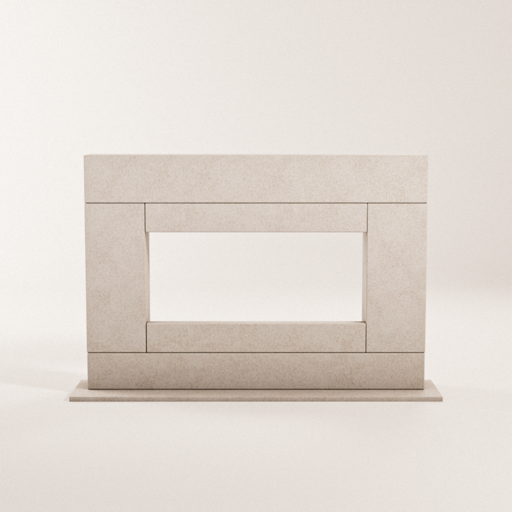 Radiant Herarth Cast Stone Fireplace Mantel Surround | ColMex Cast Stones